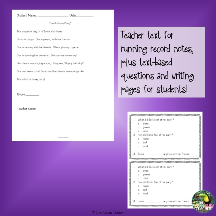 The Birthday Party - emergent reader book & activities | Made By Teachers