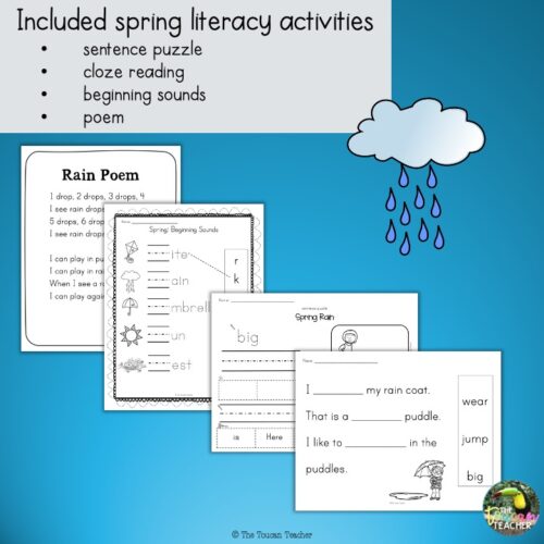 Spring rain book & activities | Made By Teachers