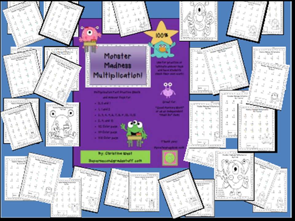 Multiplication Practice: Monster Madness! | Made By Teachers