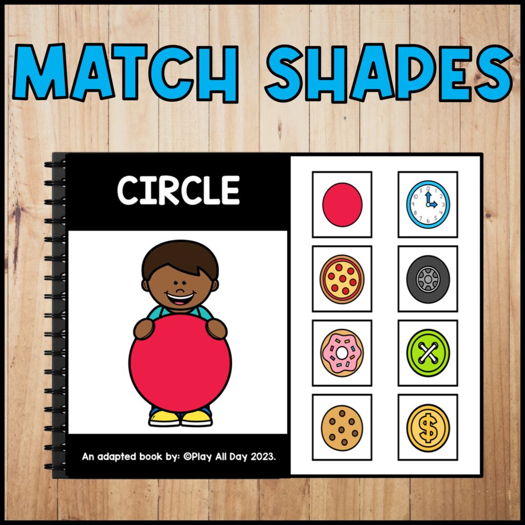 2D Shapes Adapted Books | Interactive Books for Shapes | Made By Teachers