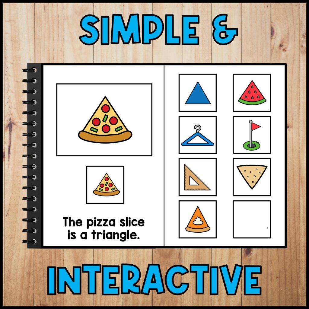 2D Shapes Adapted Books | Interactive Books for Shapes | Made By Teachers