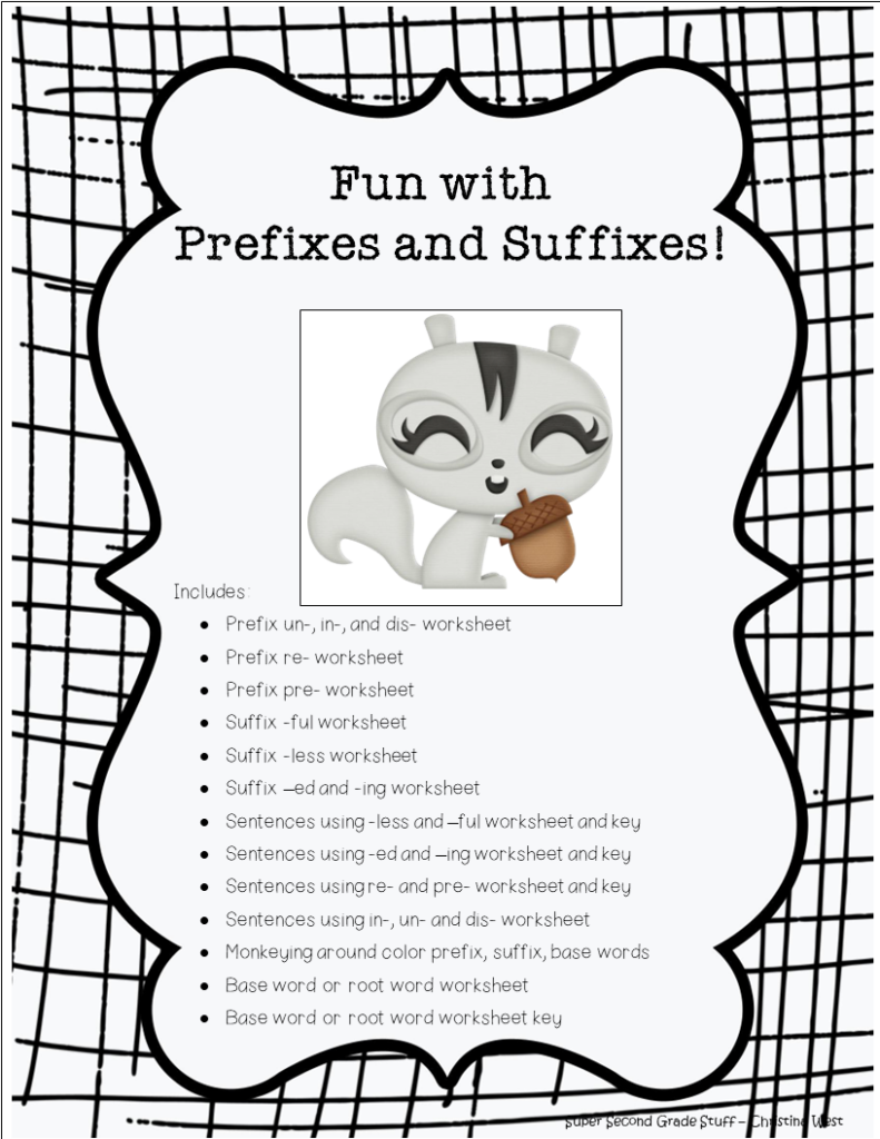 Prefixes and Suffixes- Print and Go Worksheets! | Made By Teachers