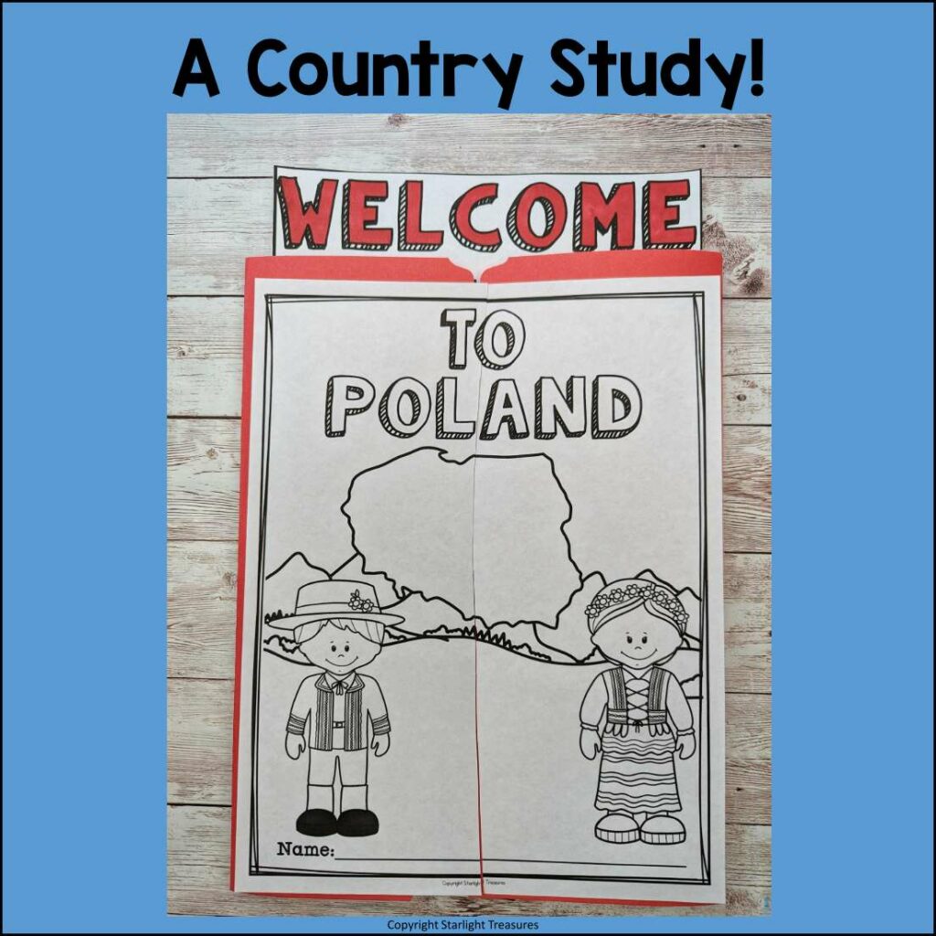 Poland Lapbook for Early Learners - A Country Study | Made By Teachers