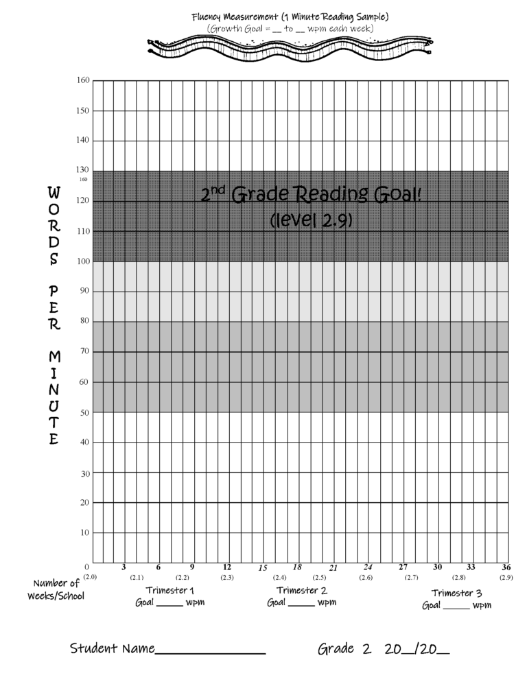 Fluency Graph-Goal Setting-Editable Version Included! | Made By Teachers