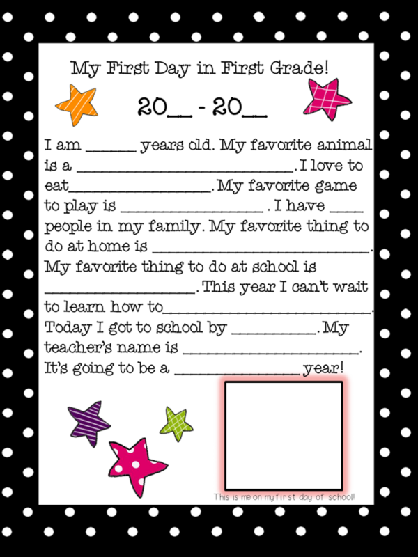 Beginning of Year Writing Activity for 1st, 2nd and 3rd Graders! | Made ...