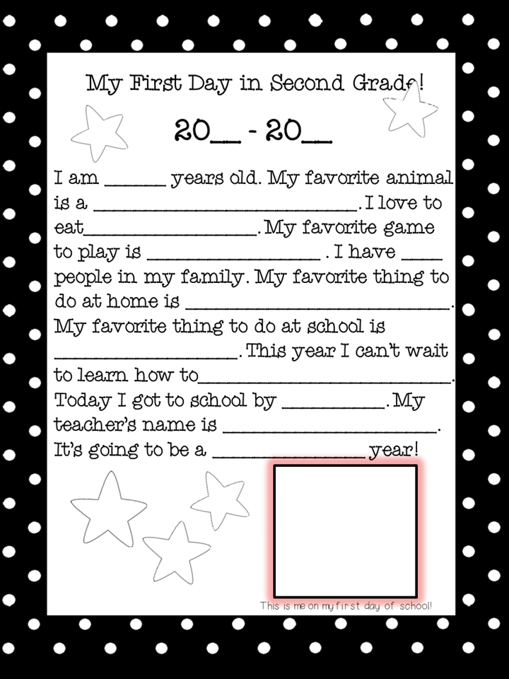 Beginning of Year Writing Activity for 1st, 2nd and 3rd Graders! | Made ...
