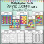Multiplication Coloring Worksheets | No Prep Fact Fluency | Made By ...