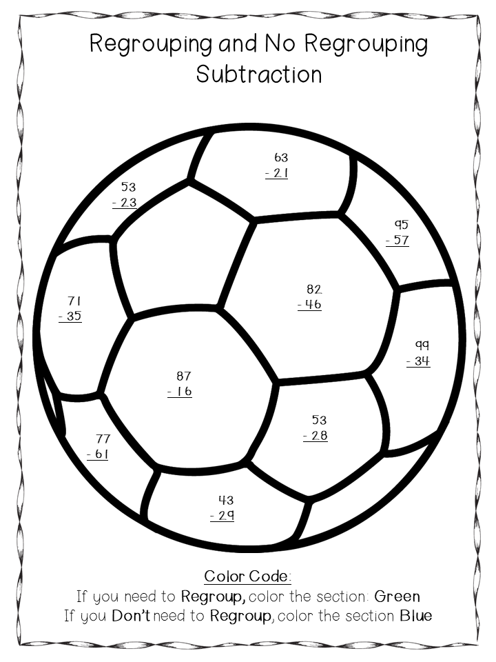 Two and Three Digit Addition-Regrouping and No Regrouping Practice ...