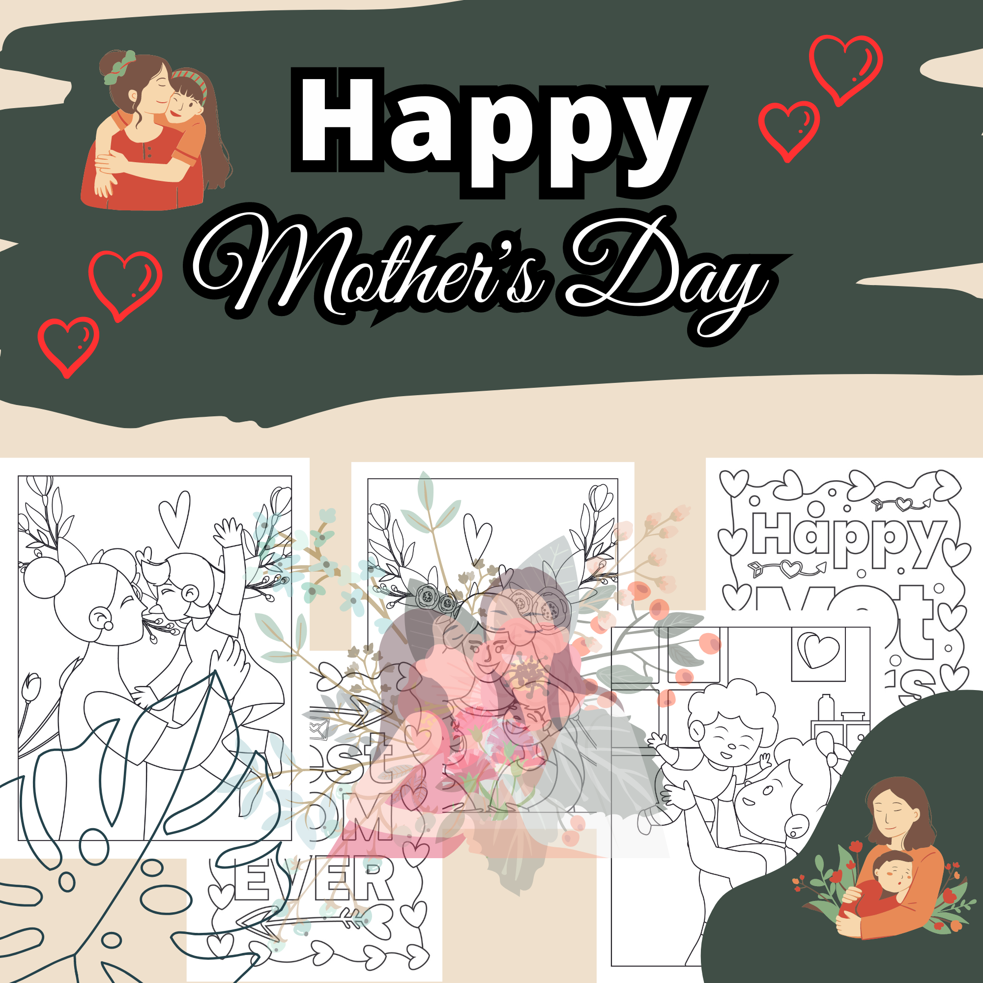 Mother’s Day Coloring Pages | Made By Teachers