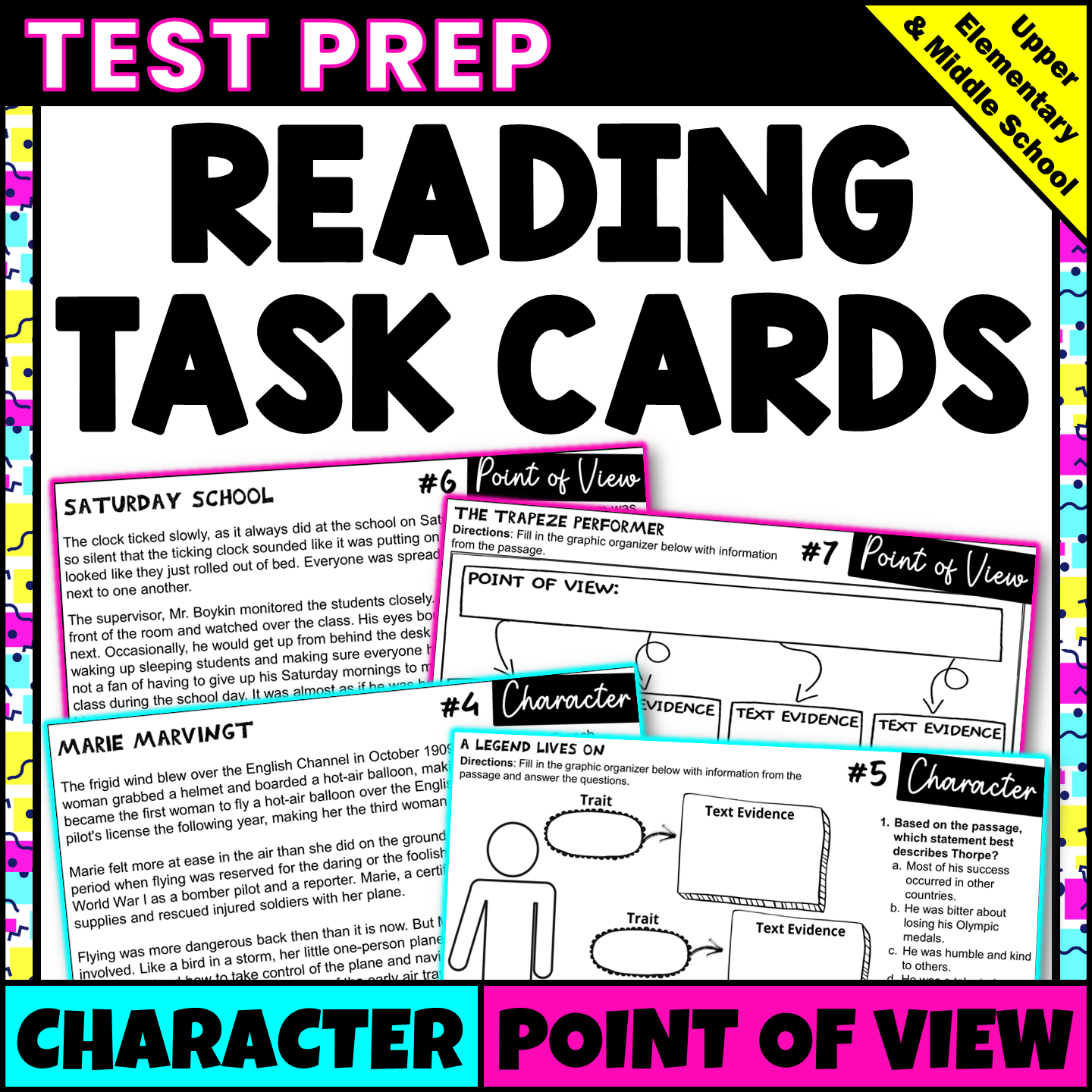 Reading Task Cards | Made By Teachers