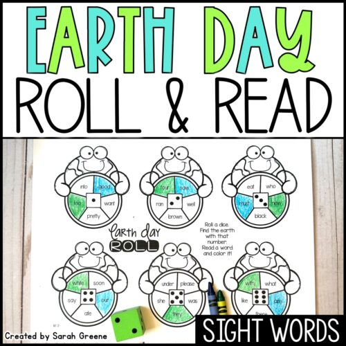 Earth Day Roll & Read: Sight Words | Made By Teachers