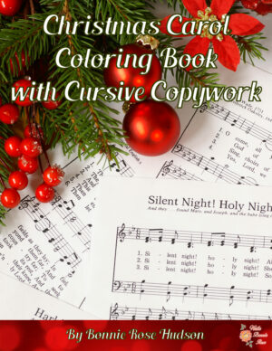 Christmas Carol Coloring Book with Cursive Copywork | Made By Teachers