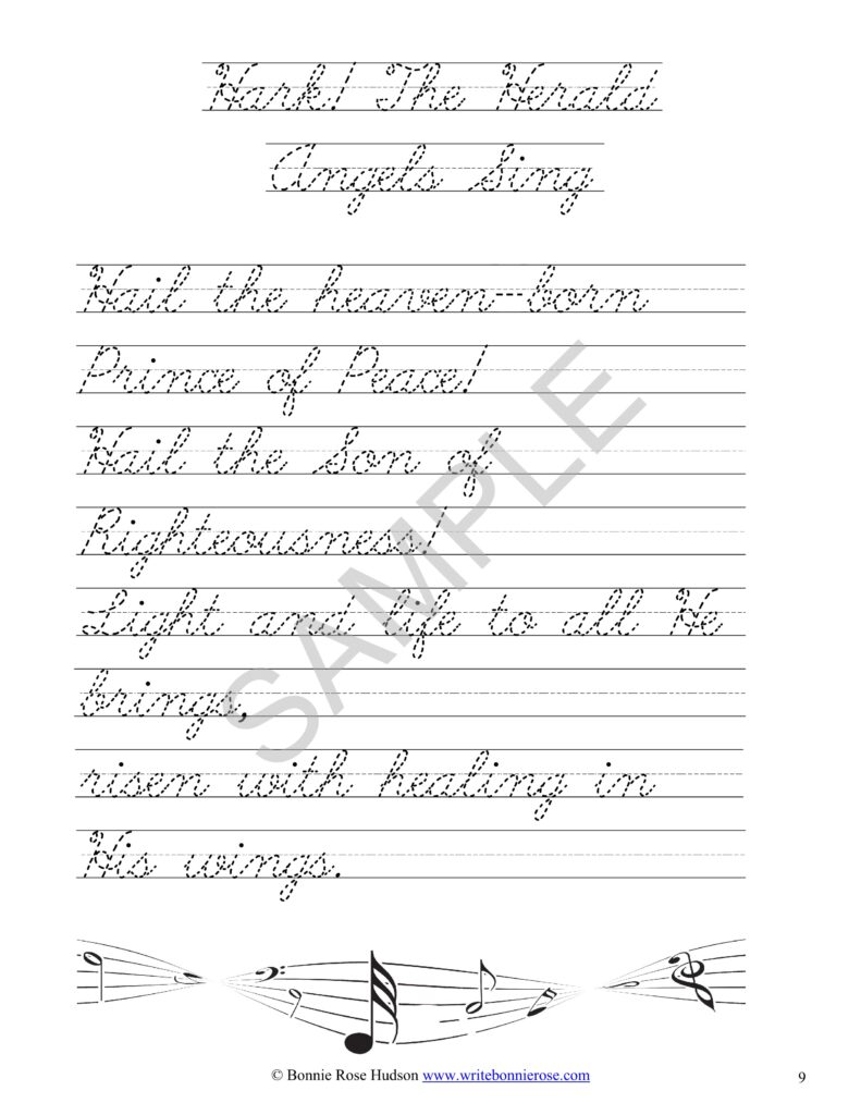 Christmas Carol Coloring Book with Cursive Copywork | Made By Teachers