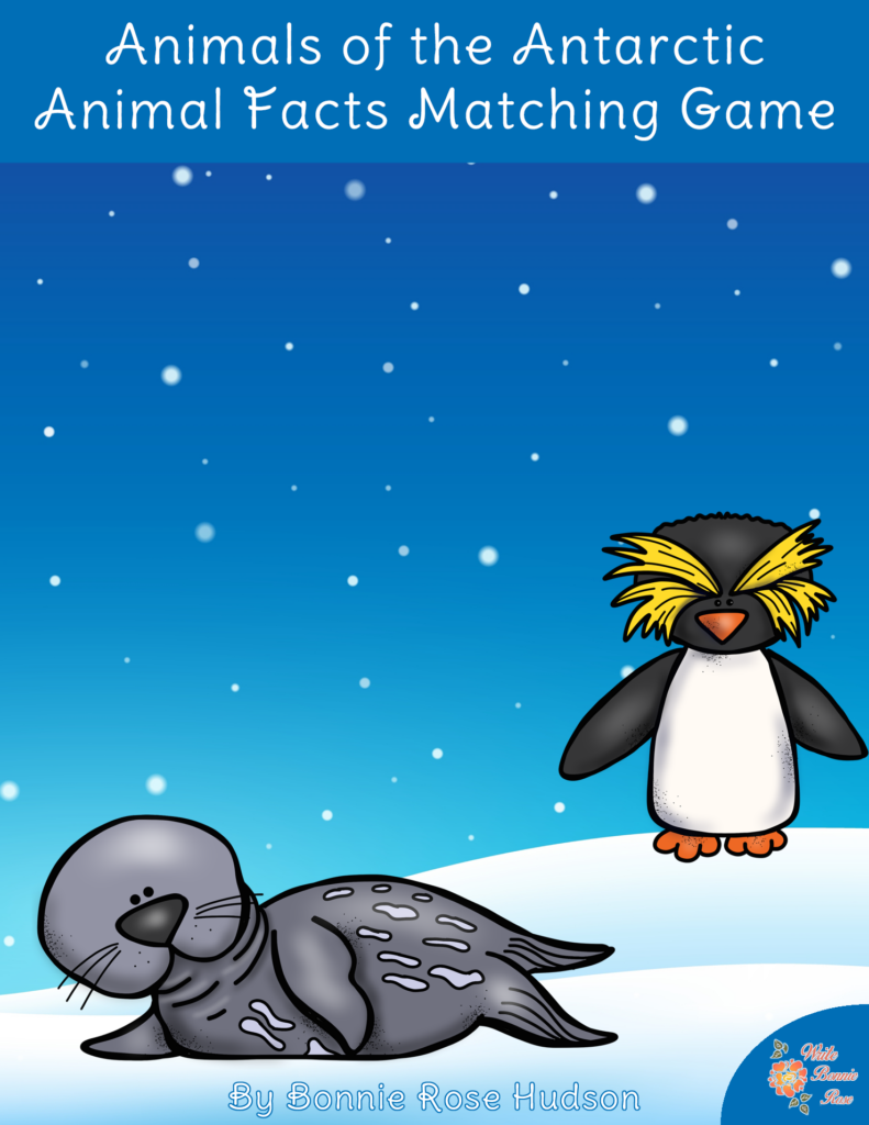 Animals of the Antarctic: Animal Facts Matching Game | Made By Teachers