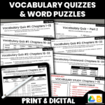 A Night Divided Novel Study Vocabulary Activities and Quizzes | Made By ...