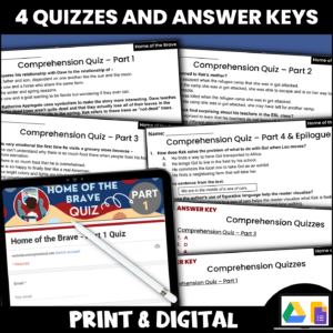 Home of the Brave by Katherine Applegate Quizzes, Final Test, & Writing ...