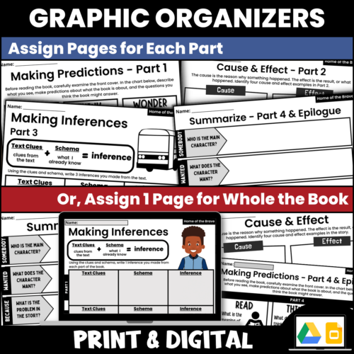 Home of the Brave Novel Study Reader Response Questions and Graphic ...