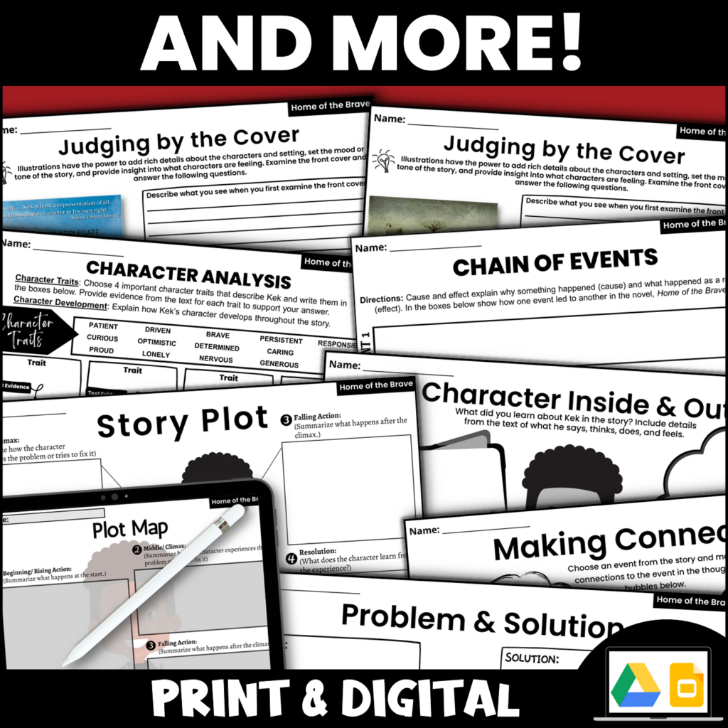 Home of the Brave by Katherine Applegate Novel Study BUNDLE | Made By ...