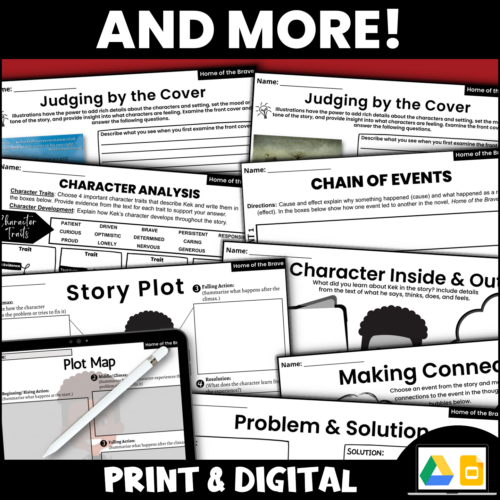 Home of the Brave by Katherine Applegate Novel Study BUNDLE | Made By ...