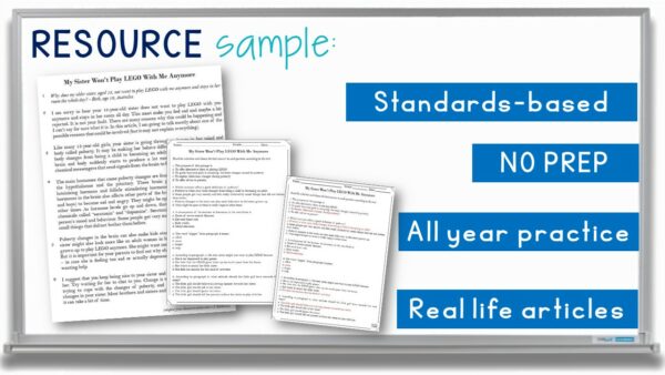 Article of the Week for Middle School - ONE YEAR of Print and Digital ...