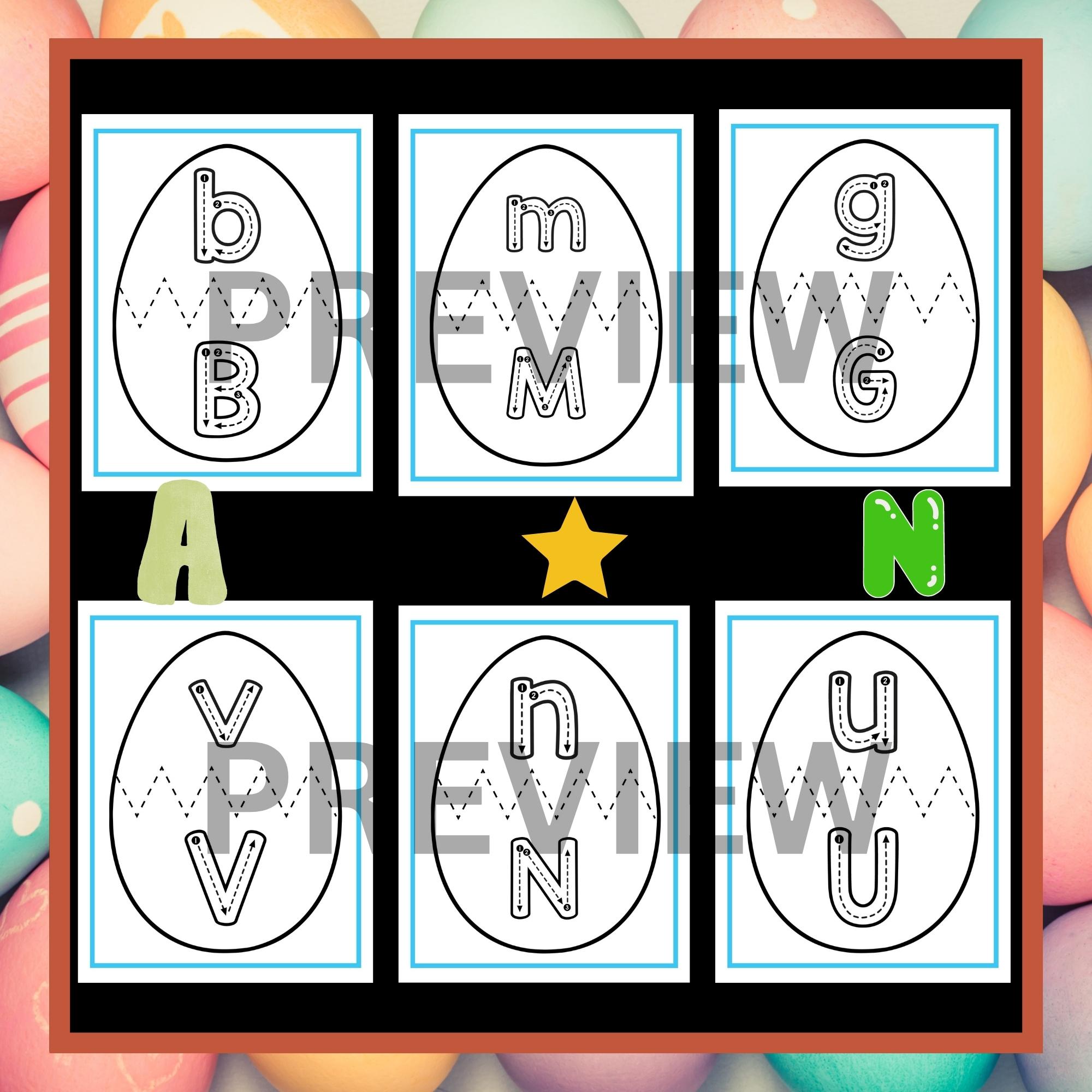 Easter ABC Coloring Egg | Made By Teachers