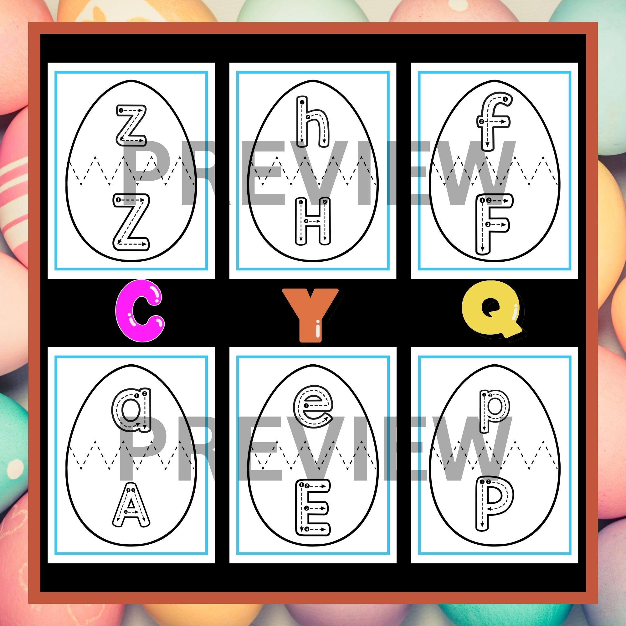 Easter ABC Coloring Egg | Made By Teachers