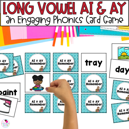 Long A Vowel Teams AI & AY Phonics Game | Made By Teachers