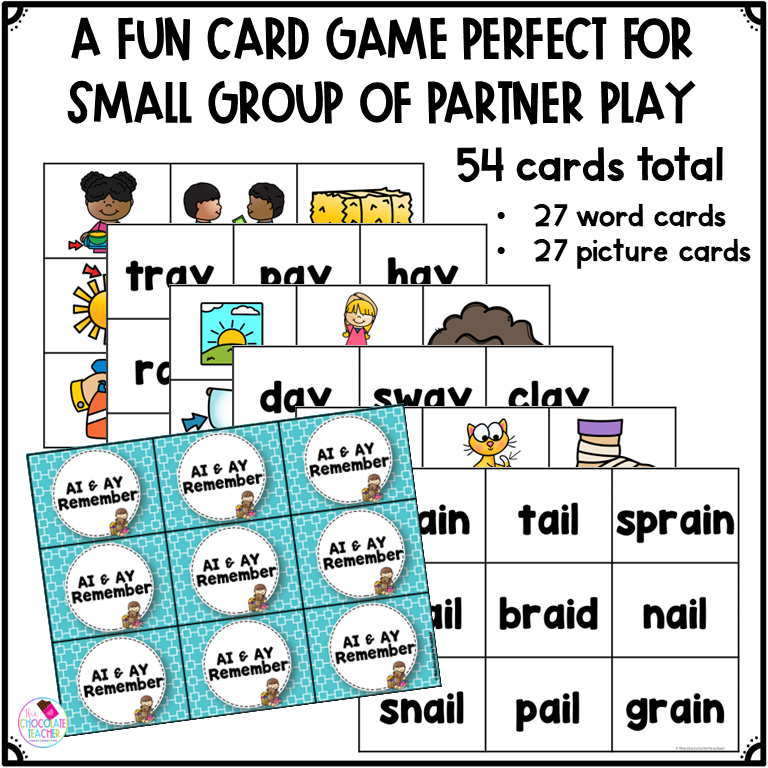 Long A Vowel Teams AI & AY Phonics Game | Made By Teachers