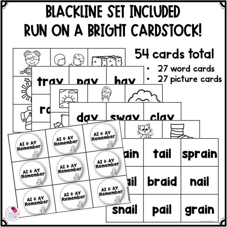 Long A Vowel Teams AI & AY Phonics Game | Made By Teachers