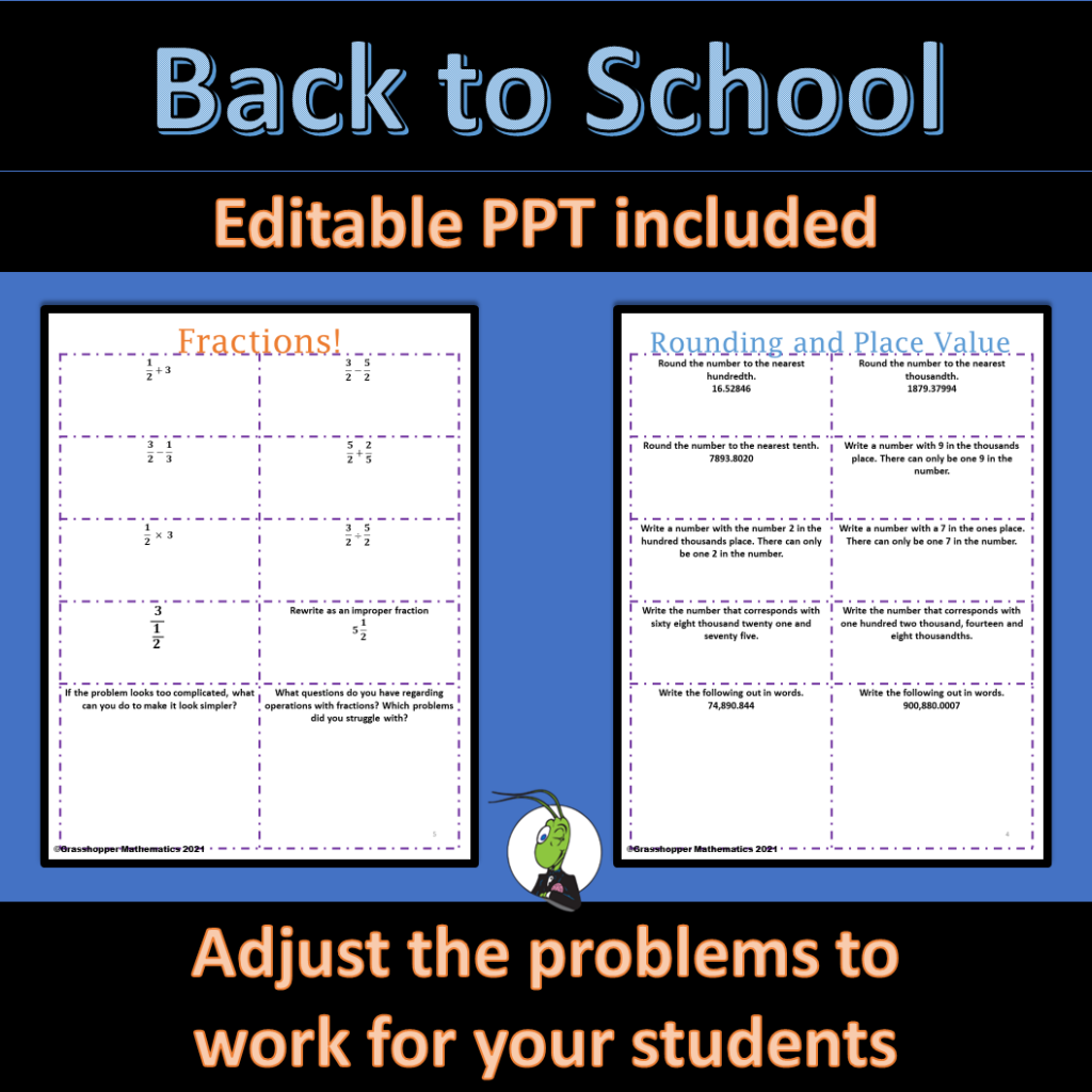 High School Math Back to School Summer Bundle Algebra | Geometry | Calc ...