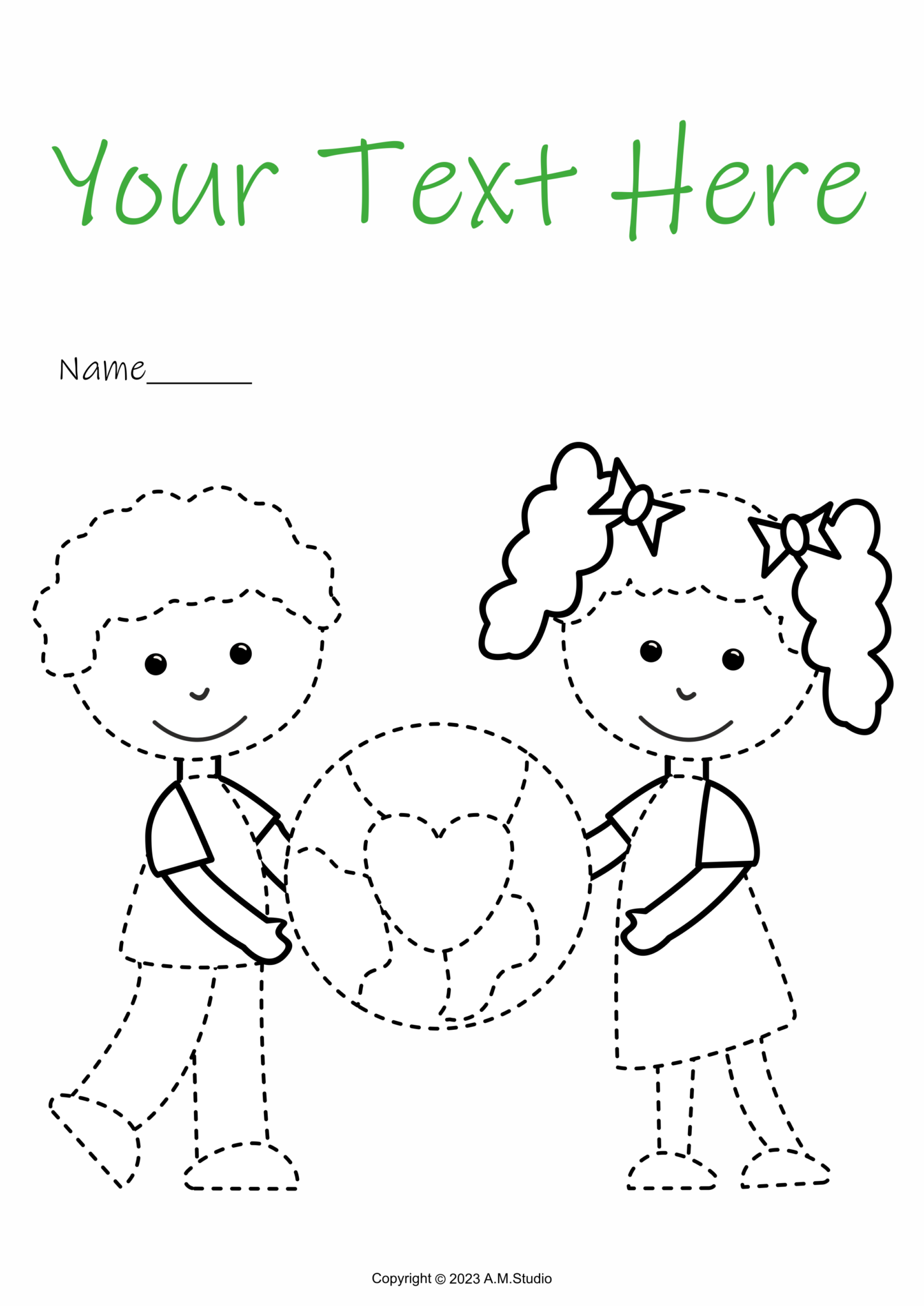 Earth Day Trace and Color Pages | Fine Motor Skills | Prewriting | Made ...