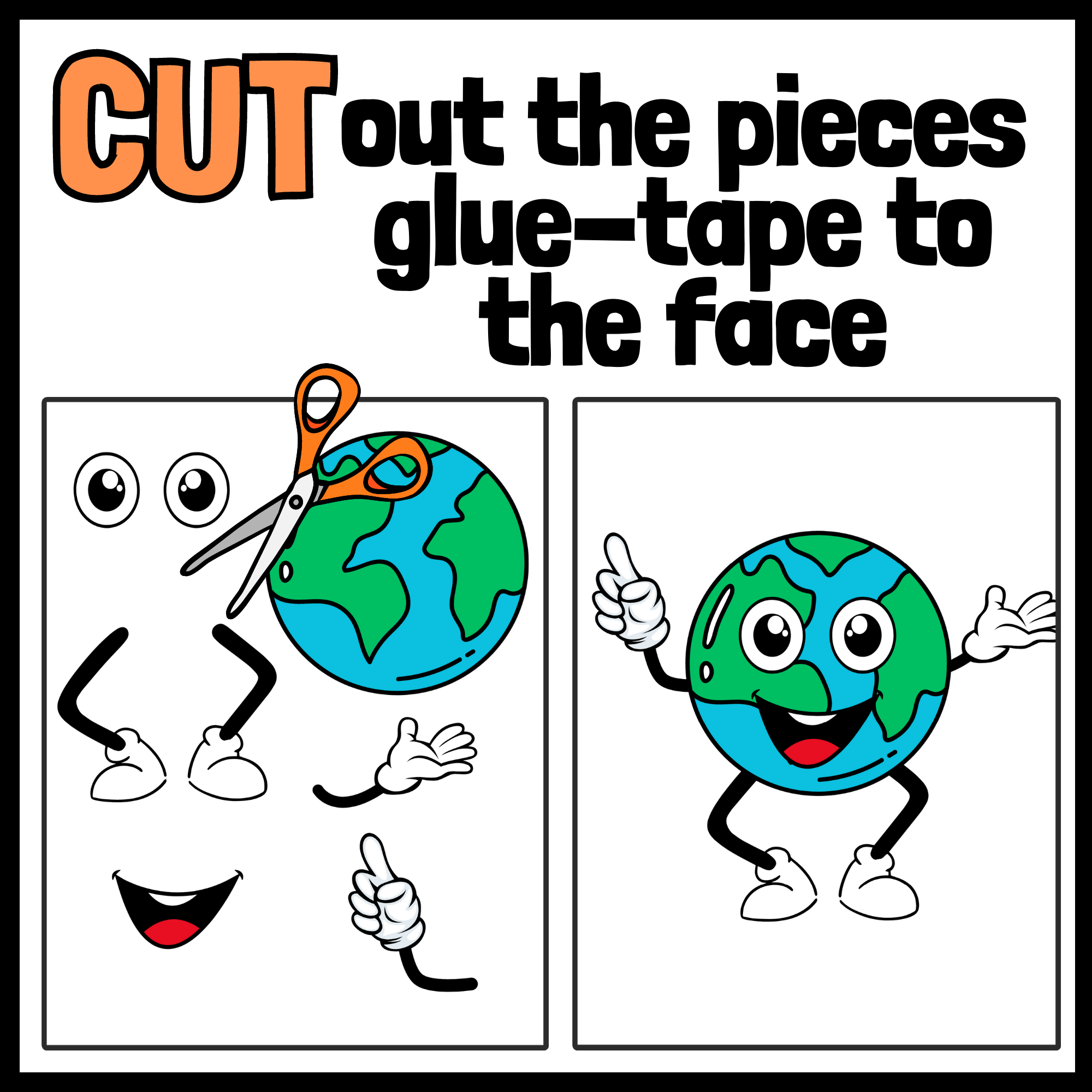 Earth Day Craft | Earth Day Bulletin Board | Earth Day Activities ...
