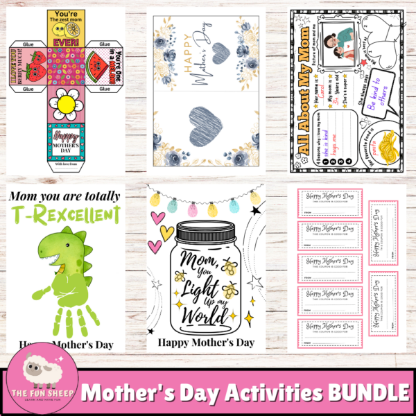 Mother's Day Activities BUNDLE | Fun Classroom Mothers Day Printable ...