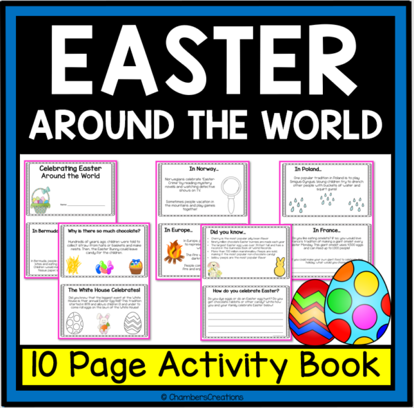Easter Around the World April Activity Book | Made By Teachers