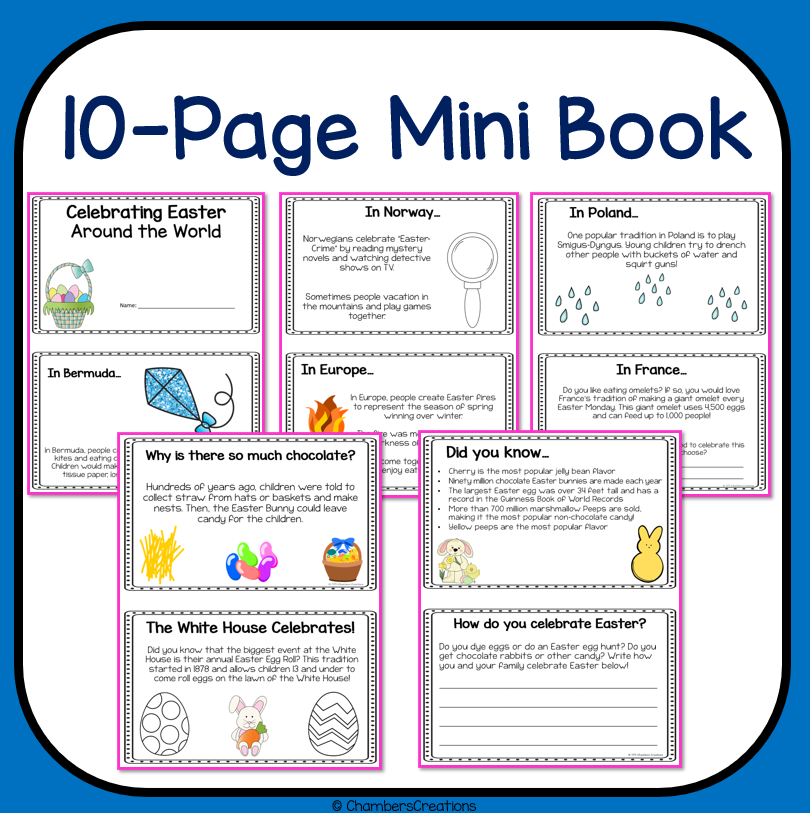 Easter Around the World April Activity Book | Made By Teachers