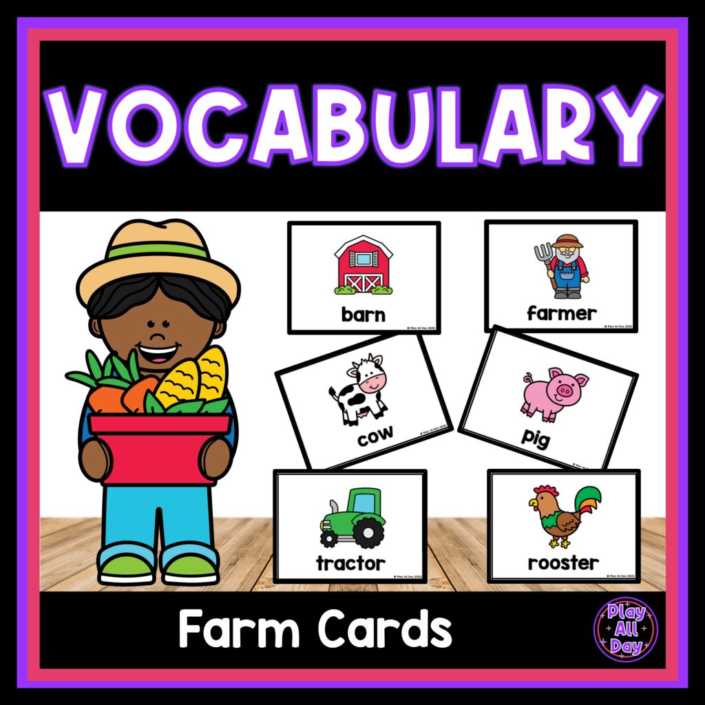 Farm Vocabulary Cards | Farm Word Wall Cards | Made By Teachers Farm Vocabulary Cards | Farm Word Wall Cards | Made By Teachers
