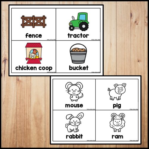 Farm Vocabulary Cards | Farm Word Wall Cards | Made By Teachers