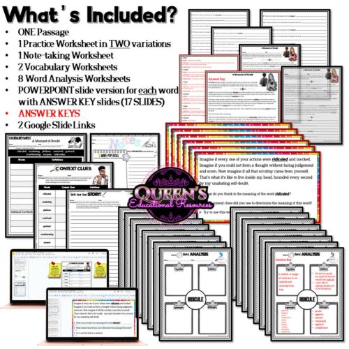 Context Clues Passages, Context Clues Worksheets, Vocabulary Worksheets ...