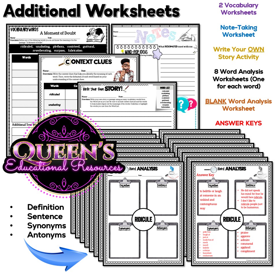 Context Clues Passages, Context Clues Worksheets, Vocabulary Worksheets ...