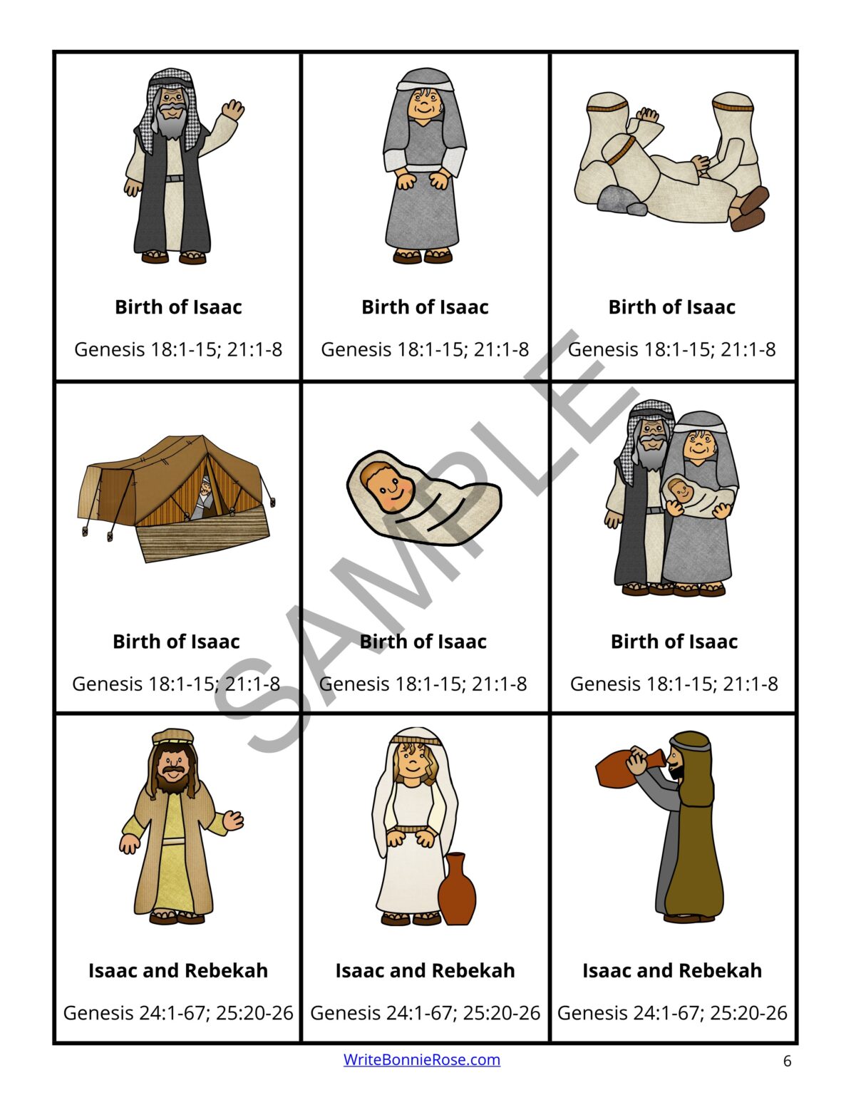 Bible Story Card Game - Old Testament | Made By Teachers