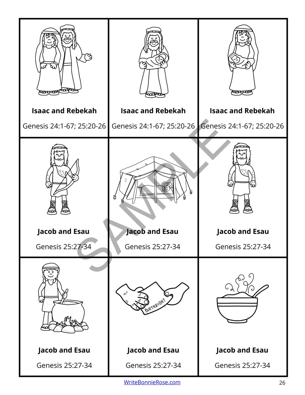 Bible Story Card Game - Old Testament | Made By Teachers