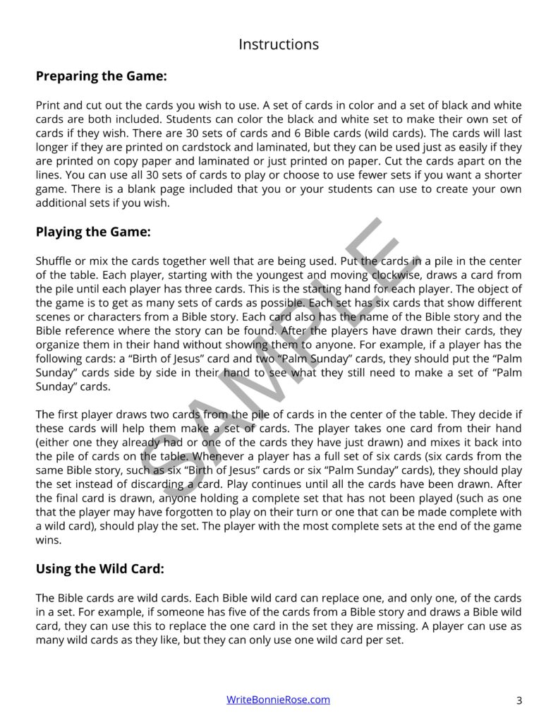 Bible Story Card Game - New Testament | Made By Teachers