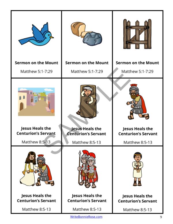 Bible Story Card Game - New Testament | Made By Teachers