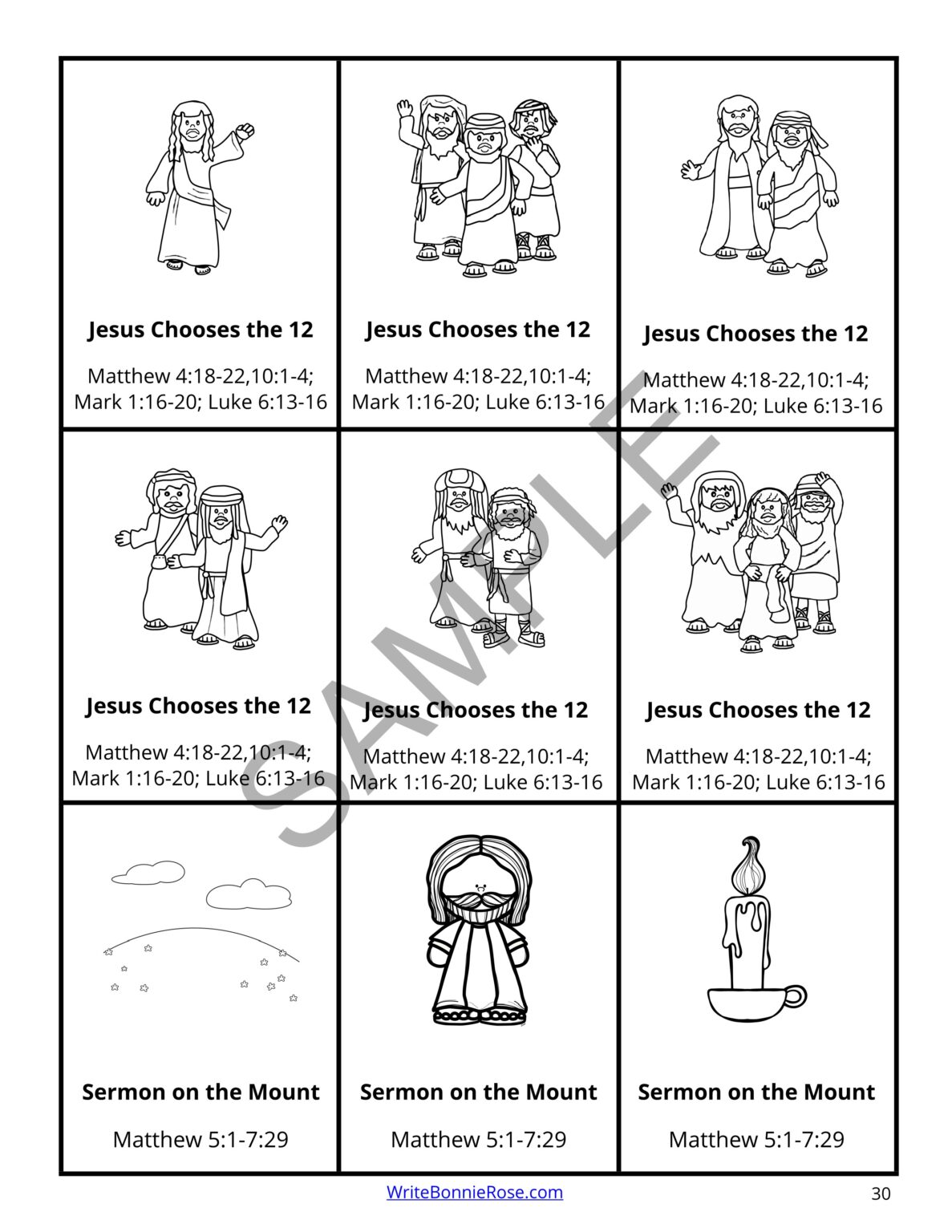 Bible Story Card Game - New Testament | Made By Teachers