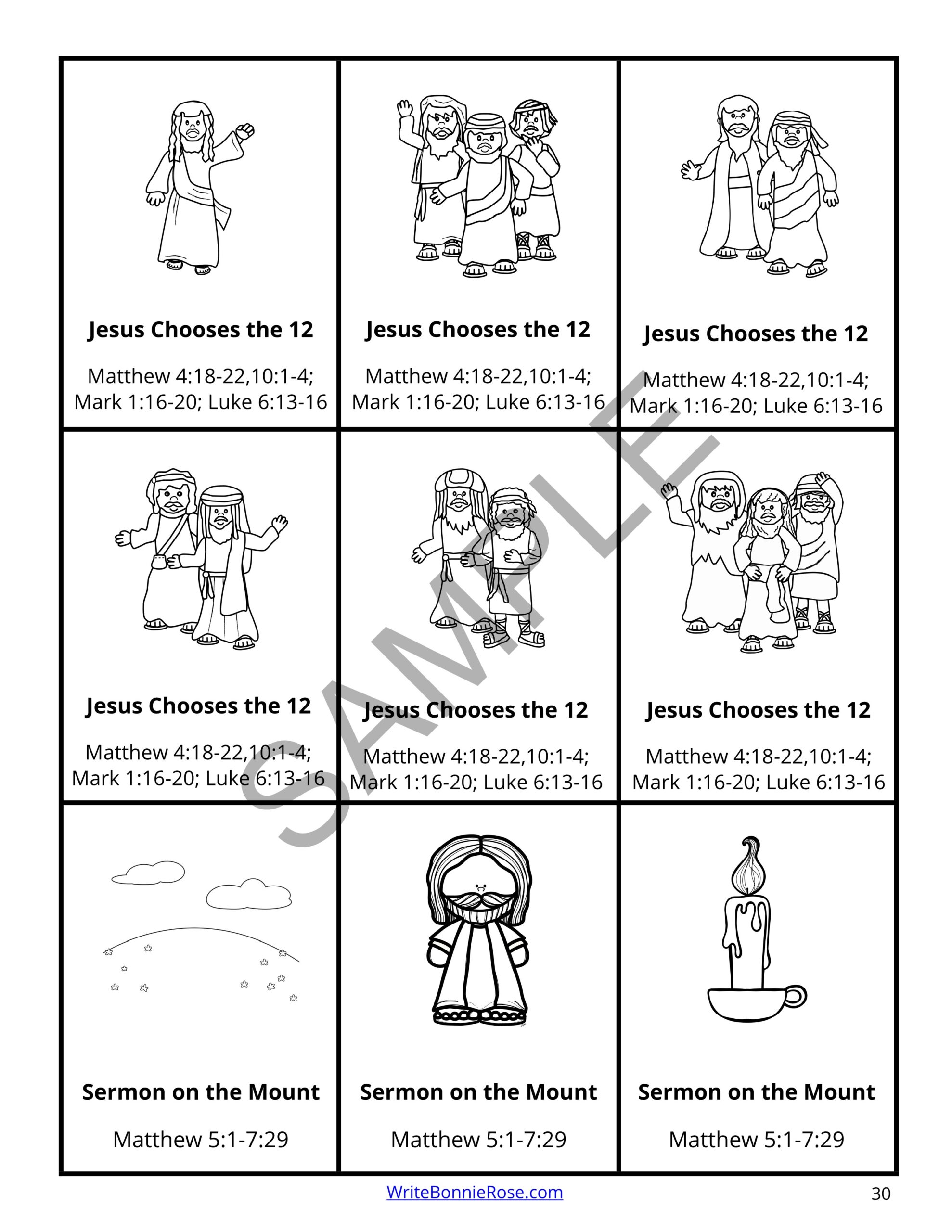 Bible Story Card Game - New Testament | Made By Teachers