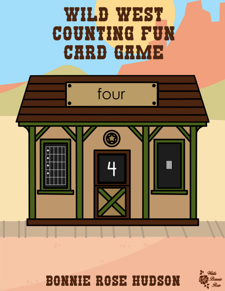 Wild West Counting Fun Card Game | Made By Teachers