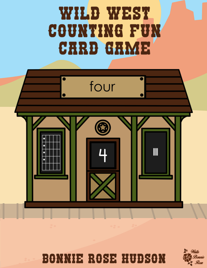 Wild West Counting Fun Card Game | Made By Teachers