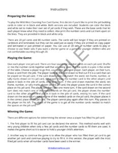 Wild West Counting Fun Card Game | Made By Teachers