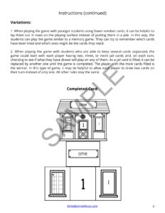 Wild West Counting Fun Card Game | Made By Teachers
