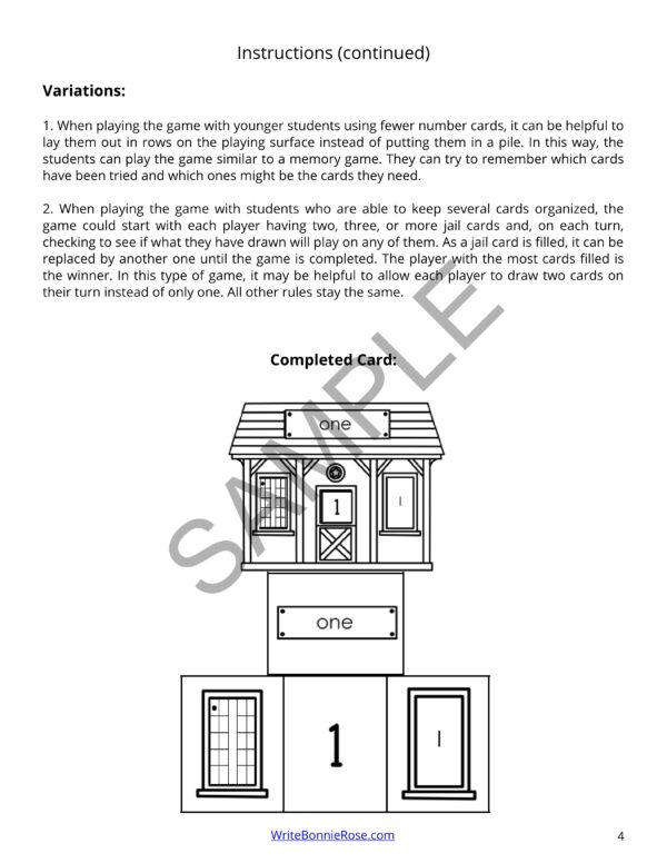 Wild West Counting Fun Card Game | Made By Teachers